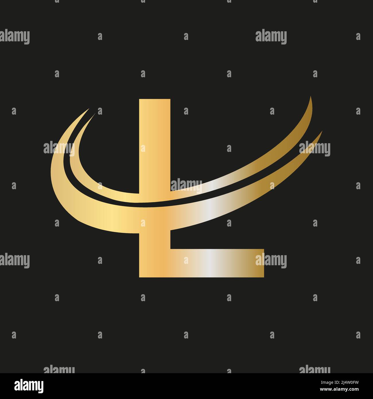 Elegant and stylish L logo design for your company. L letter logo ...