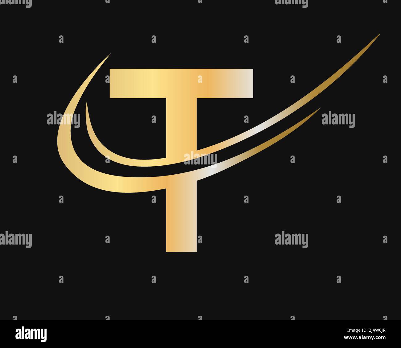 Modern T letter type logo design vector template. Abstract letter T ...