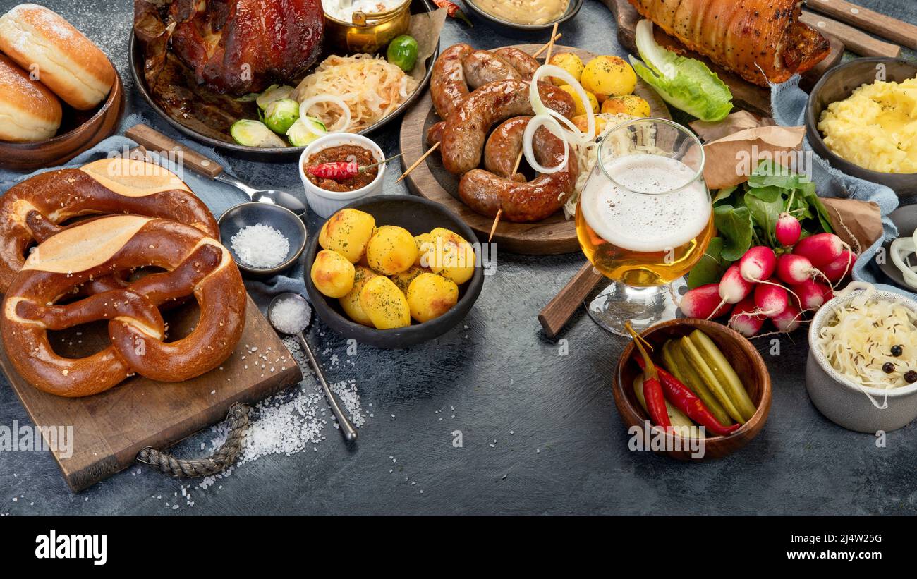 Traditional german snacks hi-res stock photography and images - Alamy
