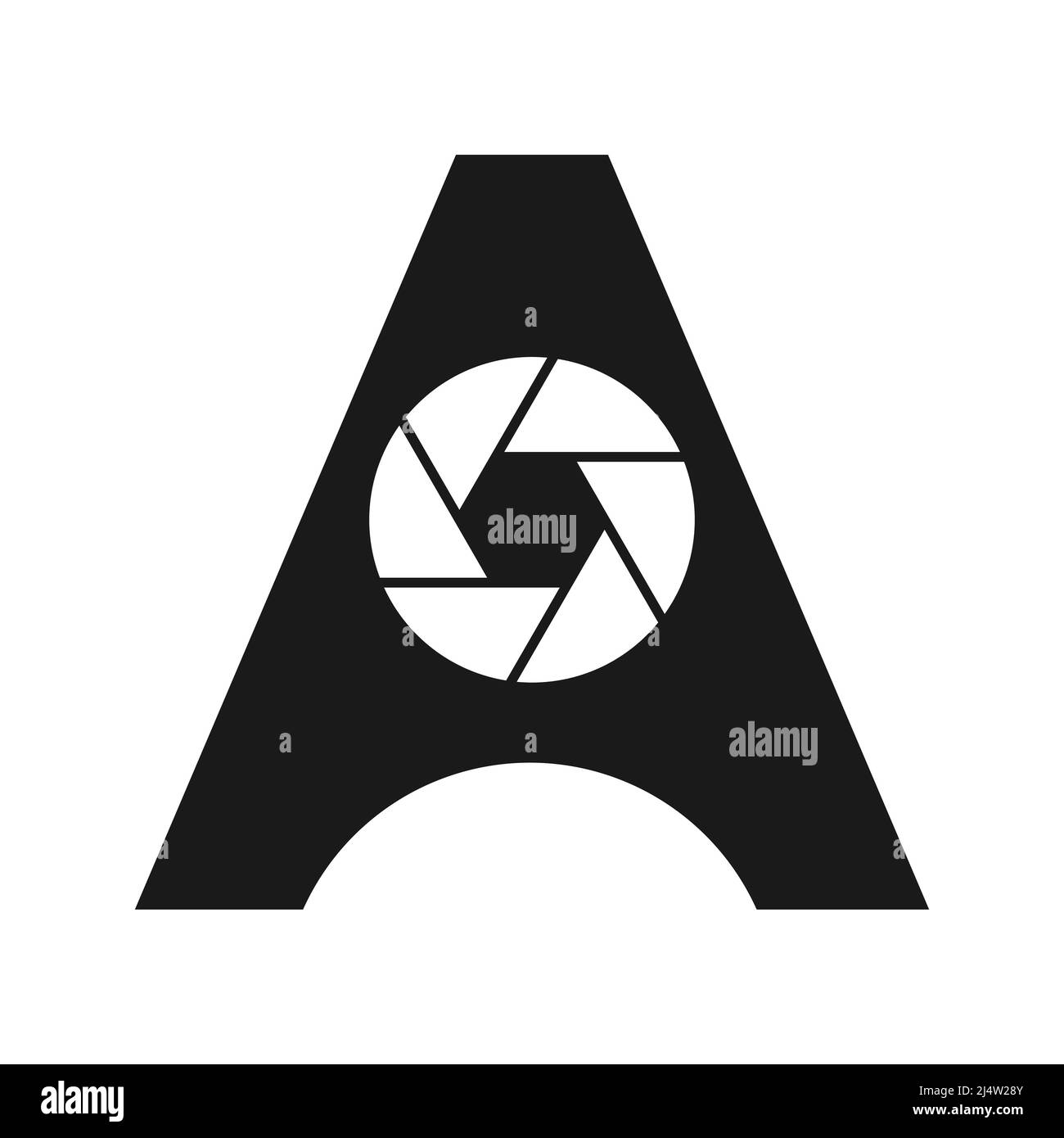 Initial Letter A Photography Logo Camera lens Concept. Photography Logo ...