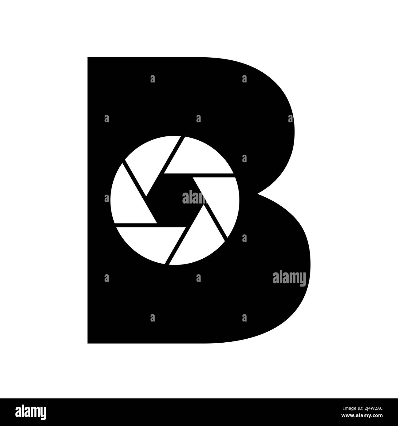 Initial Letter B Photography Logo Camera lens Concept. Photography Logo ...