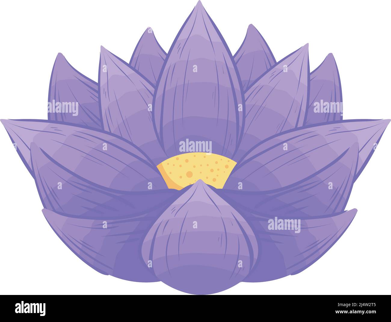Purple Lotus Flower Clip Art