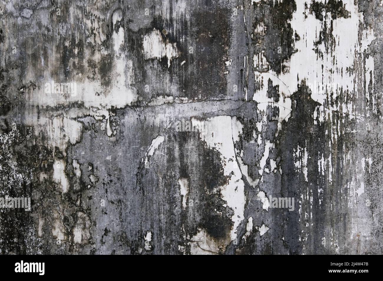 Old black and white distressed concrete wall in Indonesia. Background ...