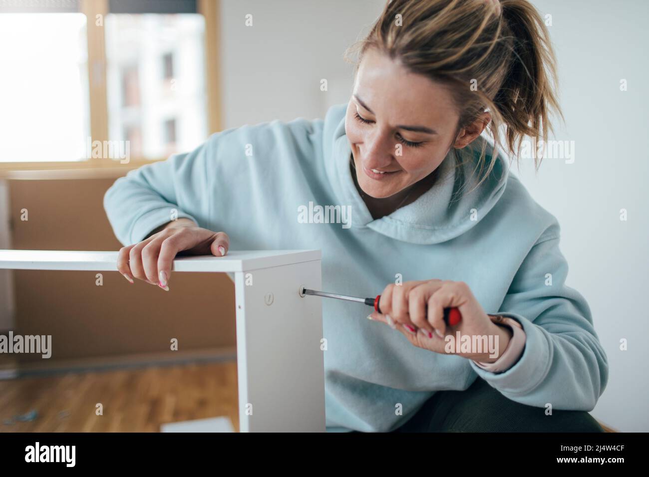 Assembling fittings hi-res stock photography and images - Alamy
