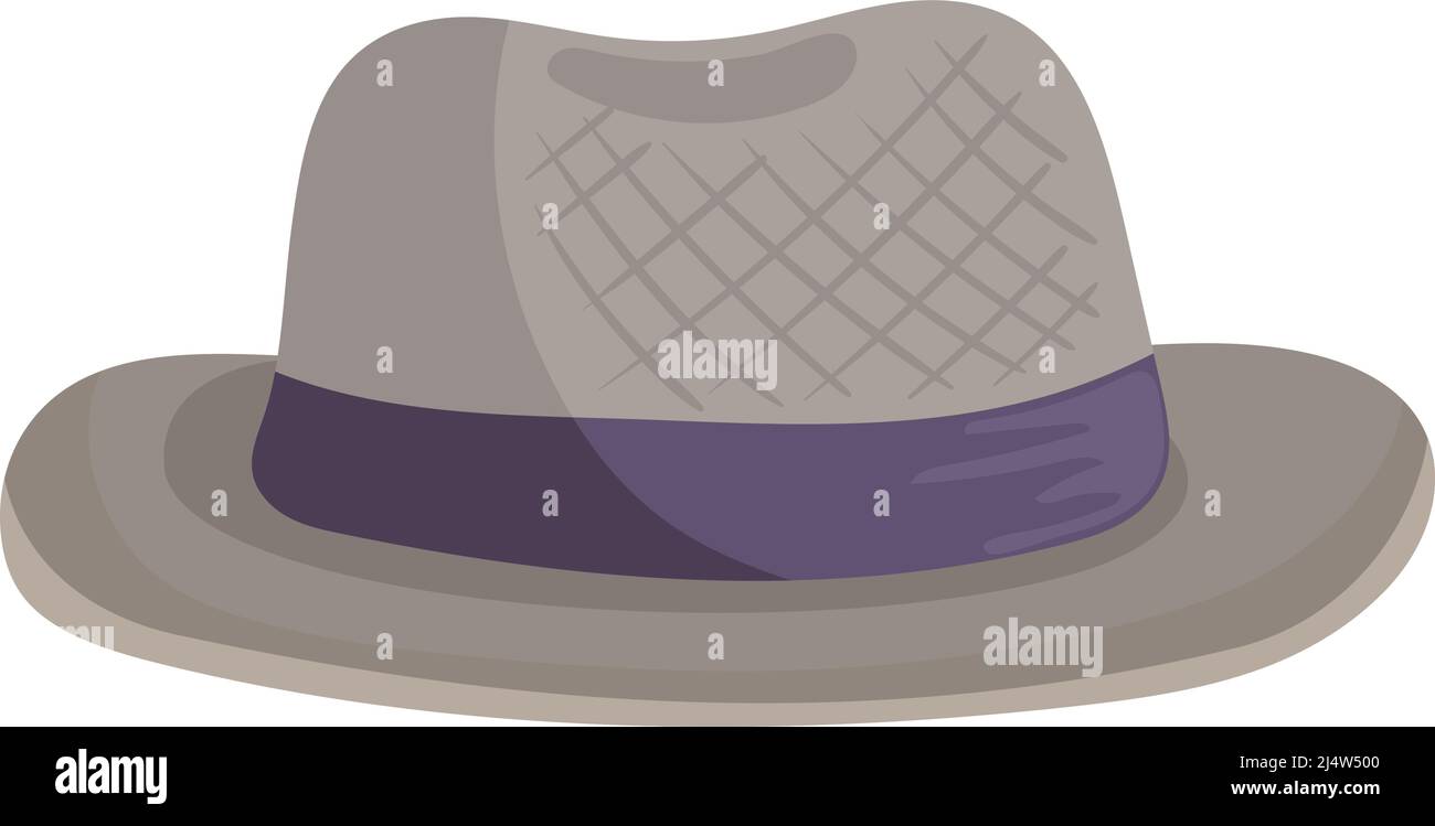 gray elegant hat Stock Vector Image & Art - Alamy