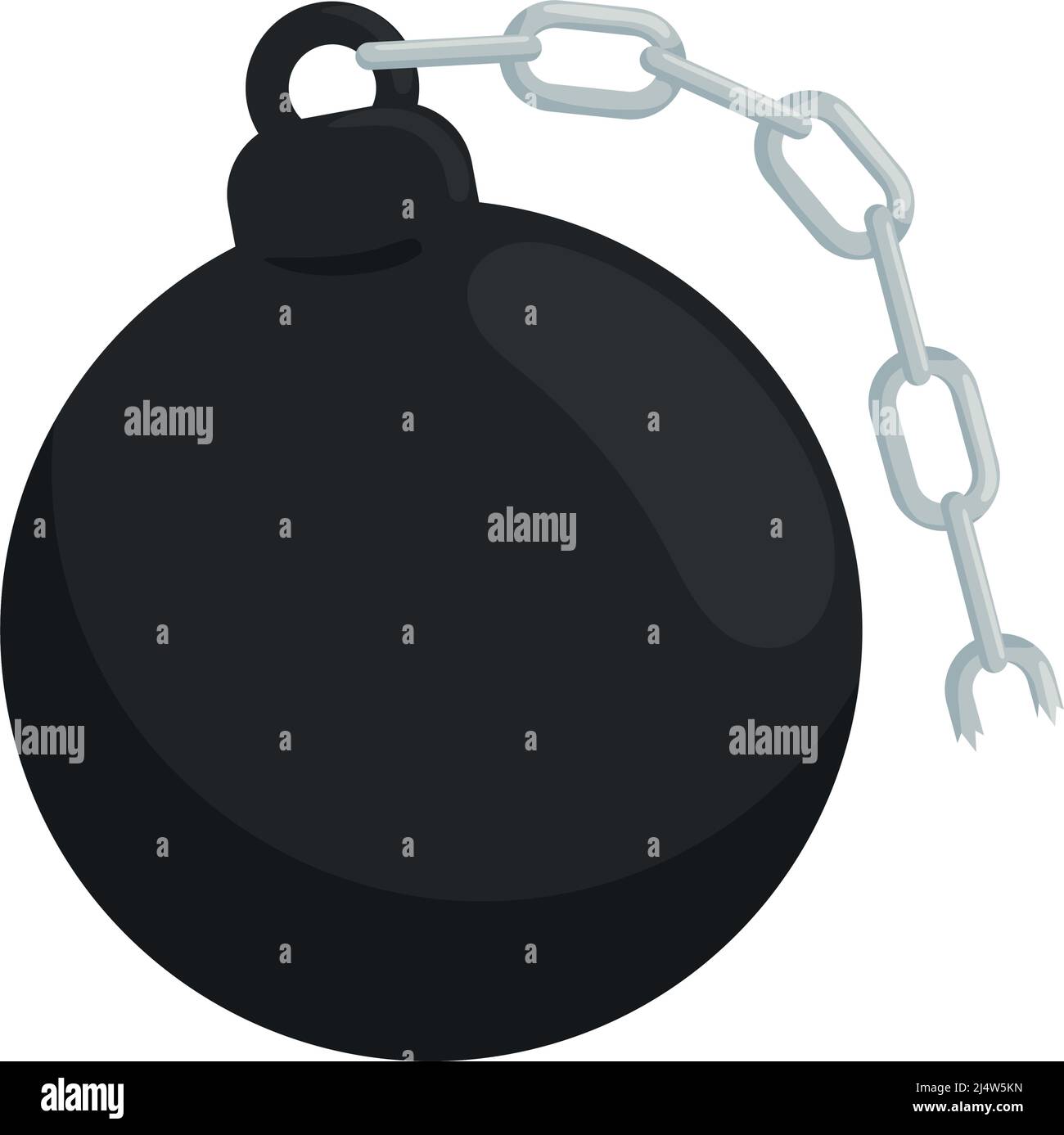 slave fetter ball Stock Vector Image & Art - Alamy