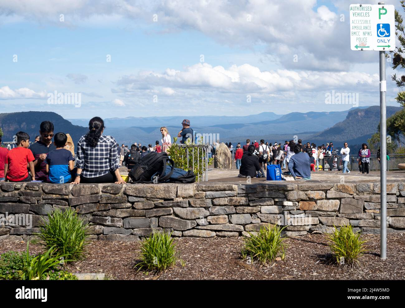 Echo Point Lookout, Blue Mountains, Australia Stock Photo - Alamy
