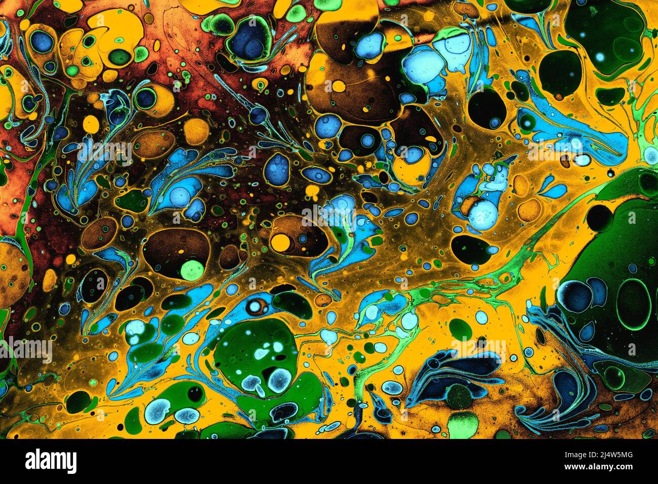 Abstract creative marbling pattern for fabric. Ebru marble effect ...