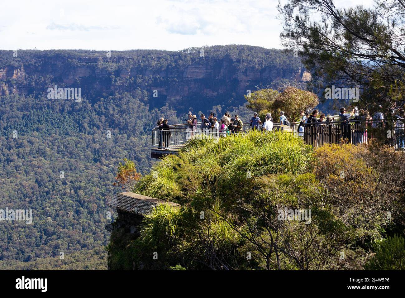 Echo Point Lookout, Blue Mountains, Australia Stock Photo - Alamy