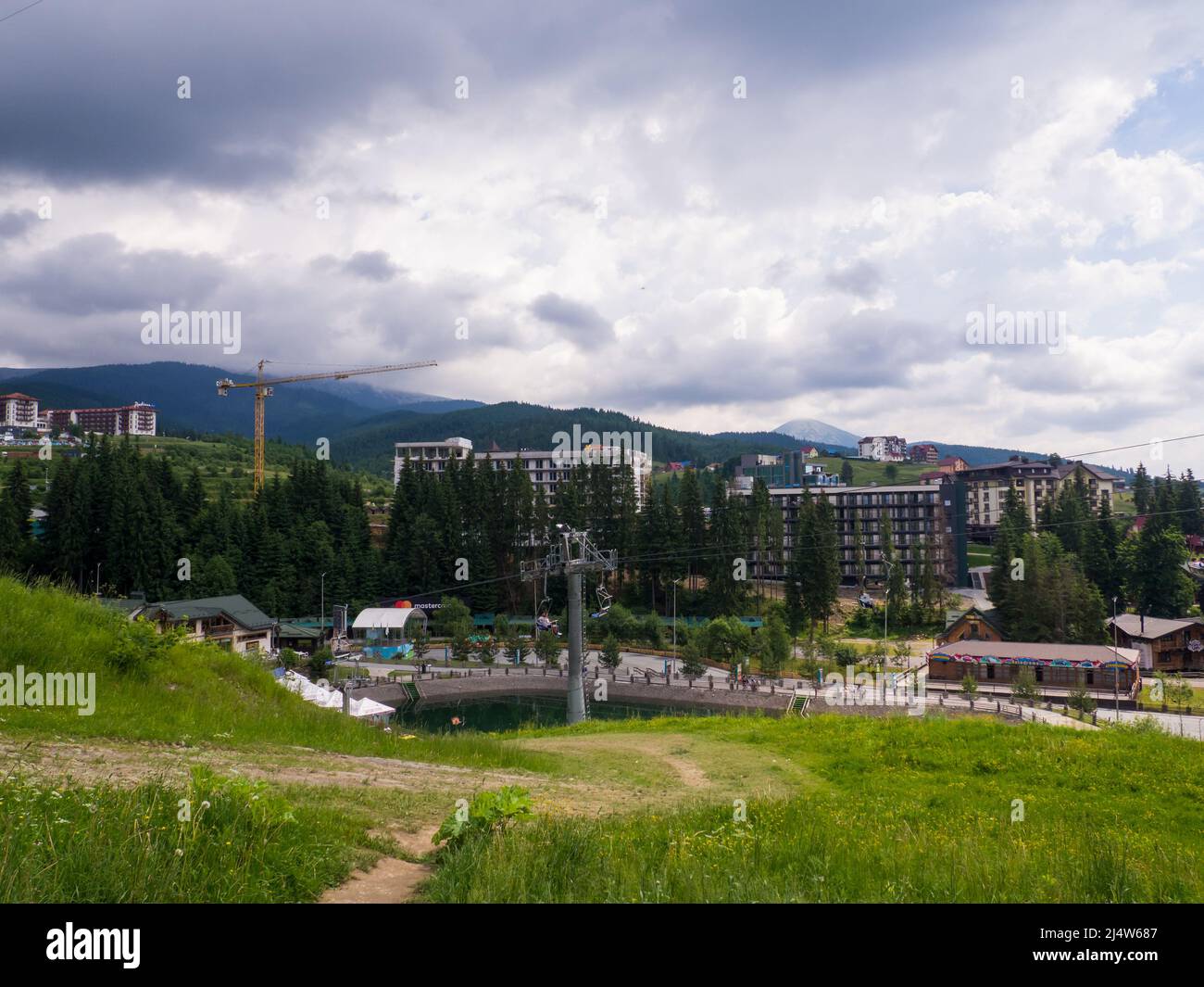 Summer bukovel ukraine hi-res stock photography and images - Alamy