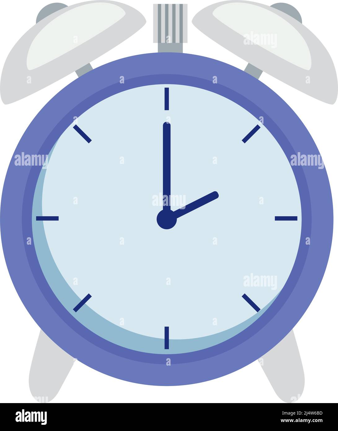 purple alarm clock Stock Vector Image & Art - Alamy