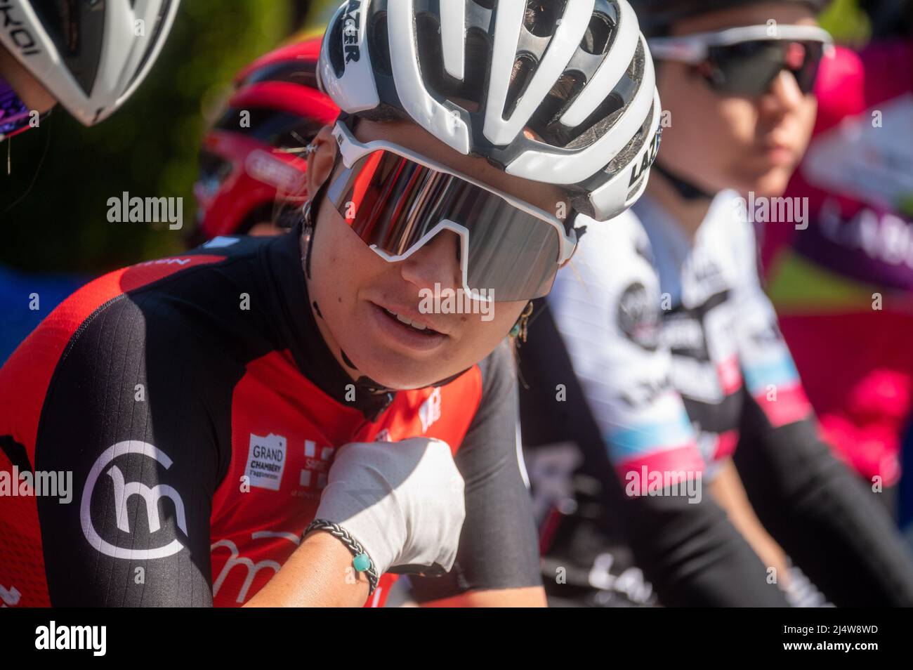 Julia AUBRY Chambéry Cyclisme Compétition during the Women's Grand Prix ...
