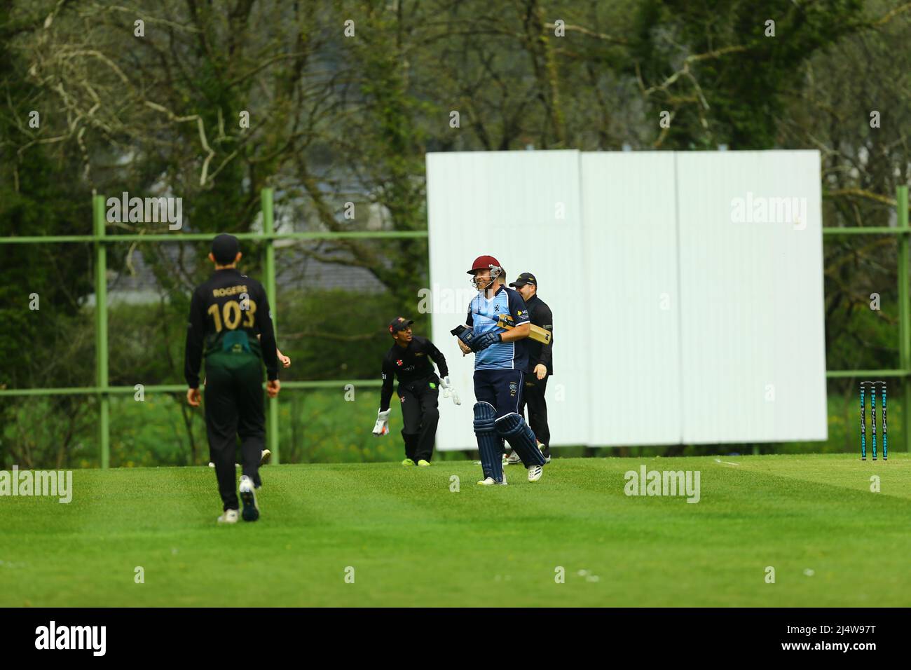 Bronwydd CC v Radyr CC Stock Photo - Alamy