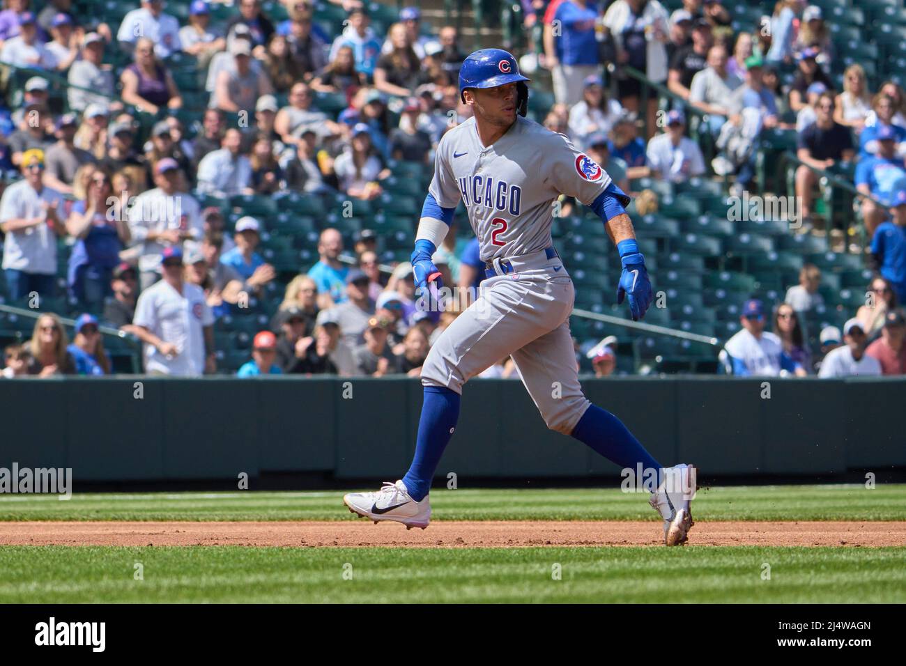 April 17 20261: Chicago shortstop Nico Hoerner (66) in action during ...