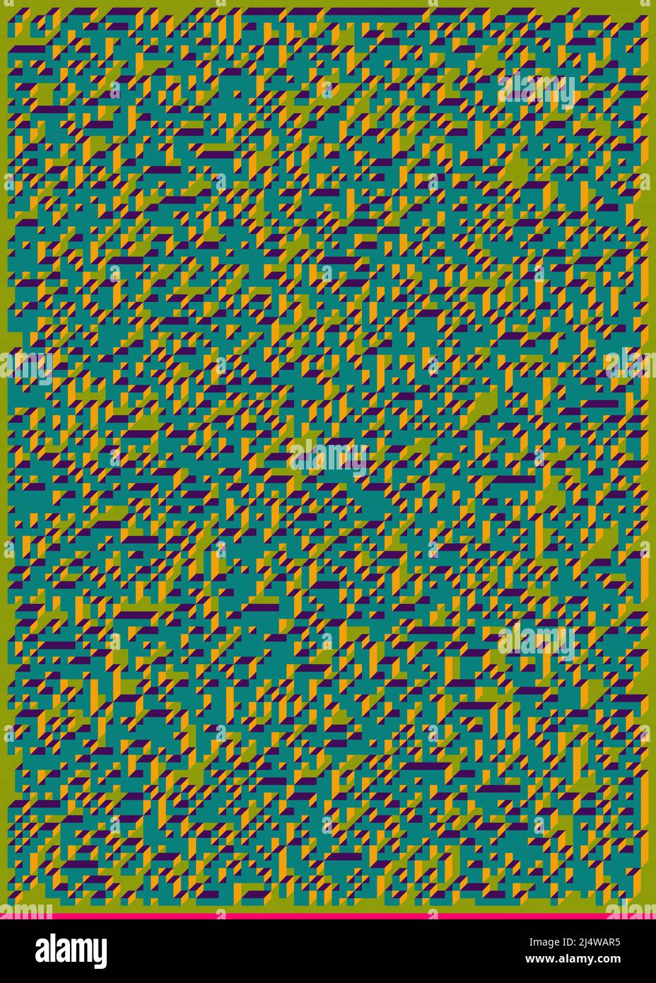 Implementation of Edward Zajec’s “Il Cubo” generative art background ...