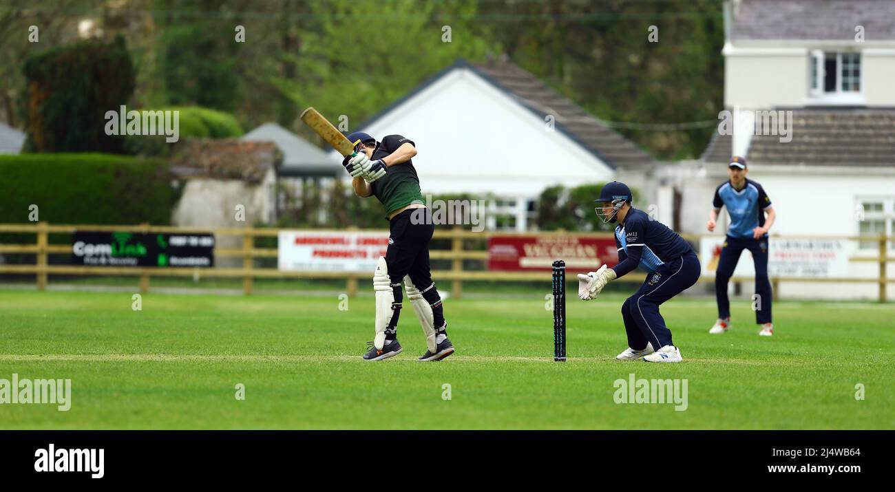 Bronwydd CC v Radyr CC Stock Photo - Alamy