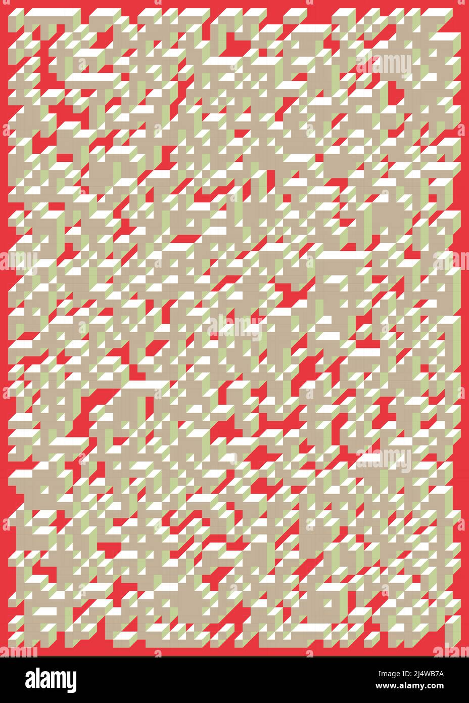 Implementation of Edward Zajec’s “Il Cubo” generative art background ...