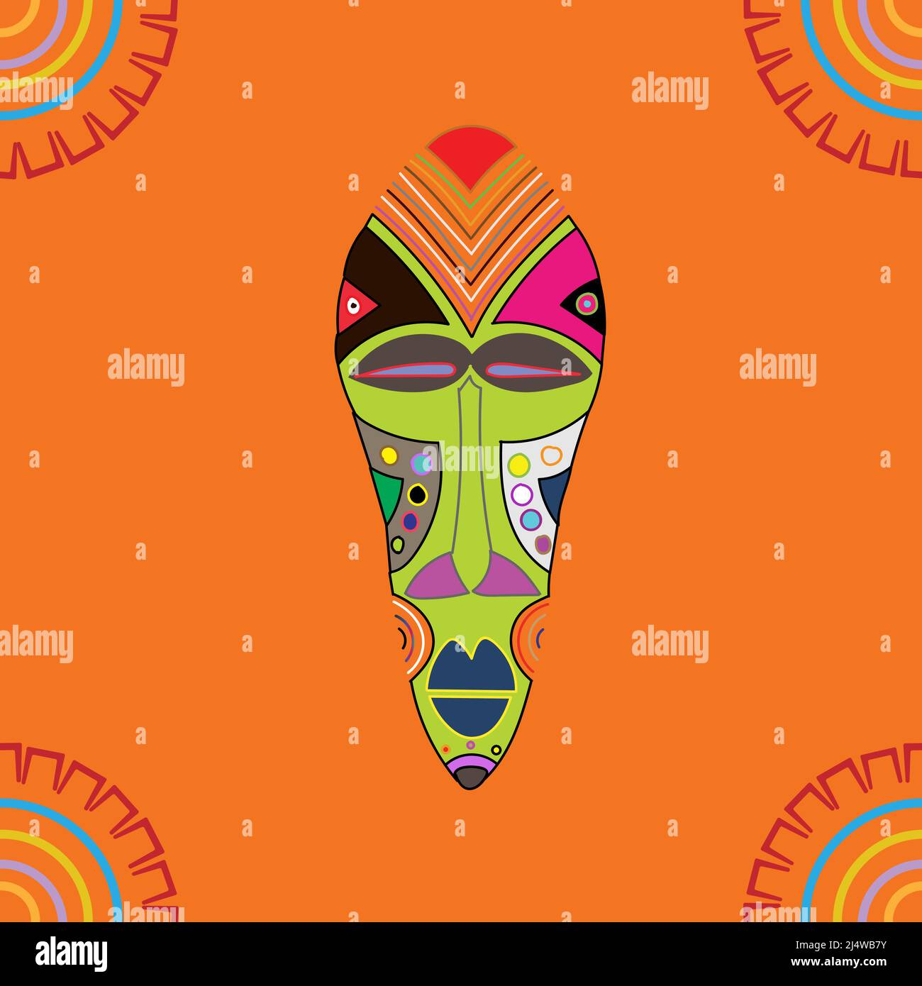 Ornament, mosaic, ethnic, folk pattern. It is made in bright, juicy ...