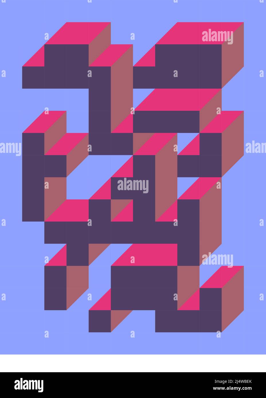 Implementation of Edward Zajec’s “Il Cubo” generative art background ...