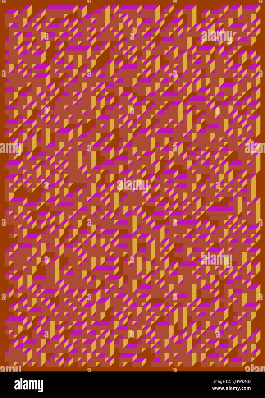 Implementation of Edward Zajec’s “Il Cubo” generative art background ...