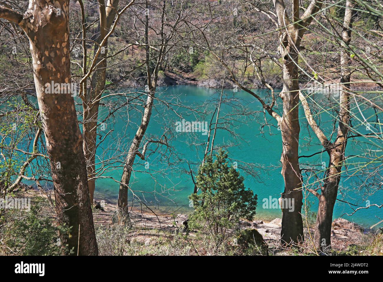 Lake tsivlou greece hi-res stock photography and images - Alamy