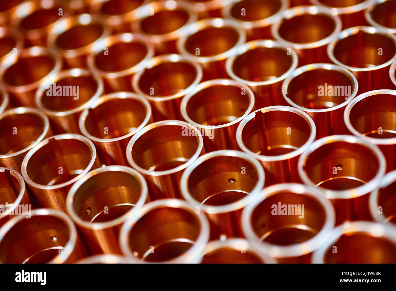 Ring metal powder details of copper basic by hot pressing Stock Photo ...