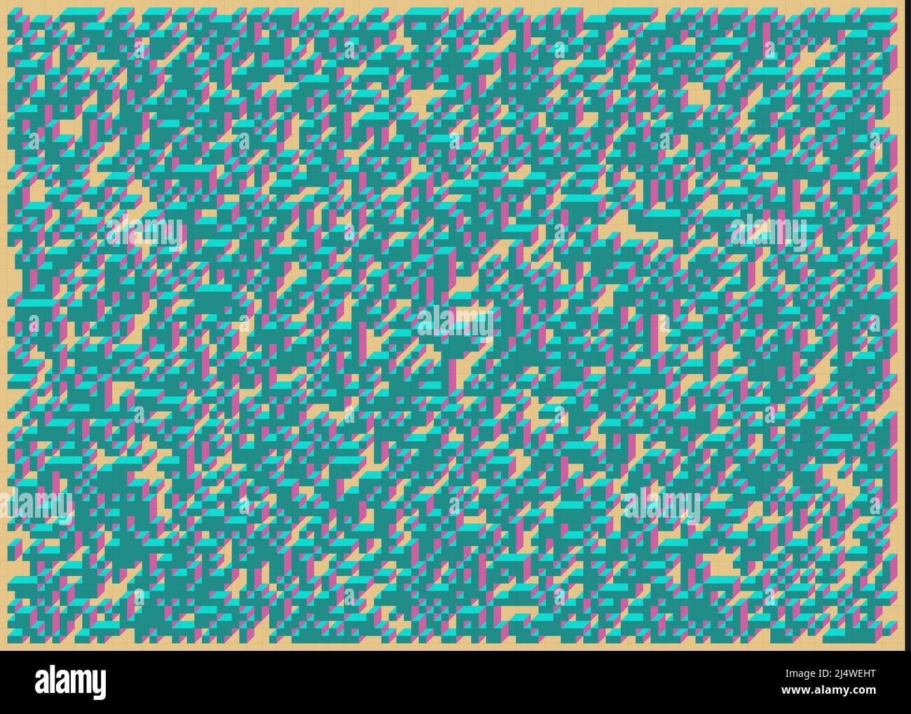 Implementation of Edward Zajec’s “Il Cubo” generative art background ...