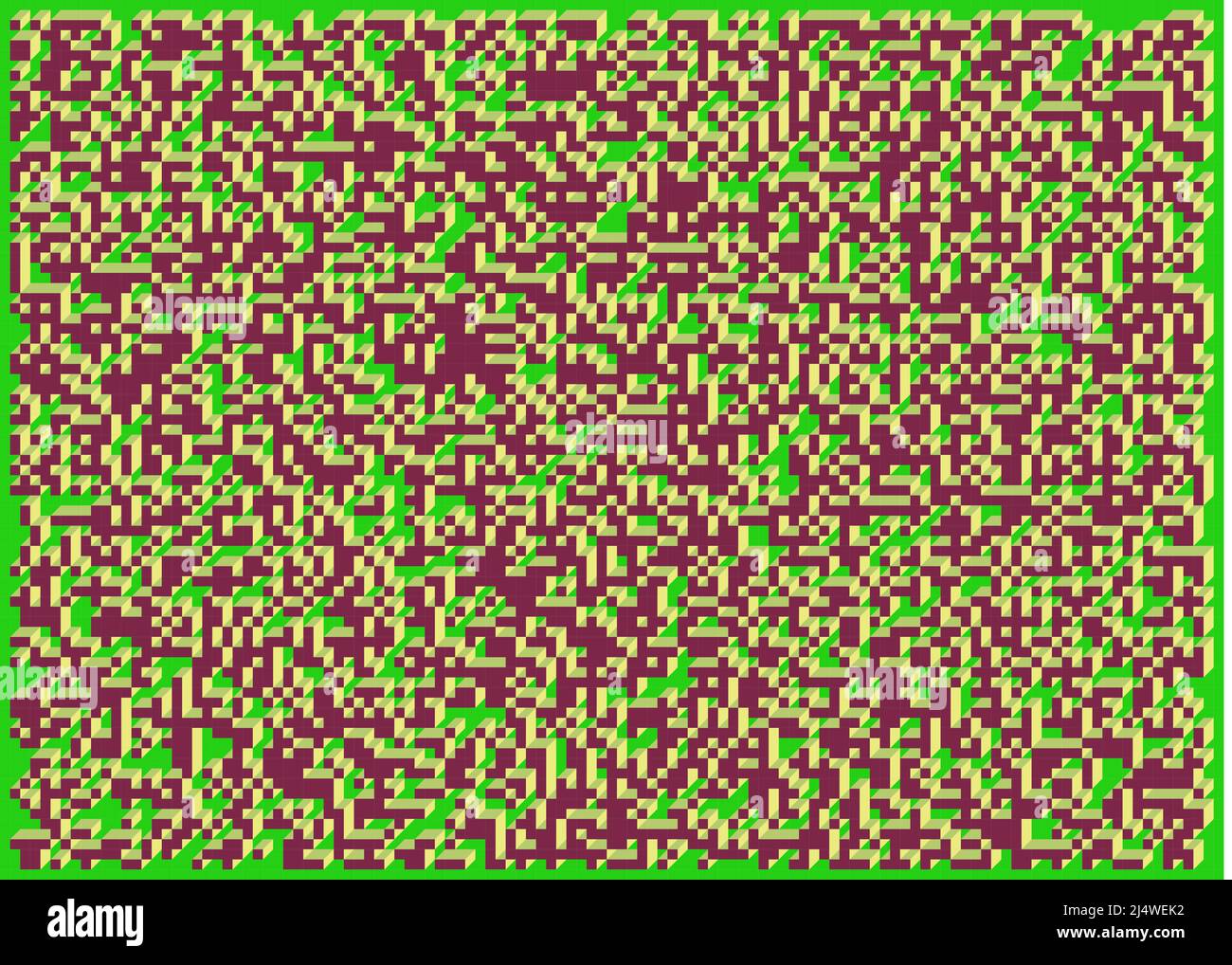 Implementation of Edward Zajec’s “Il Cubo” generative art background ...