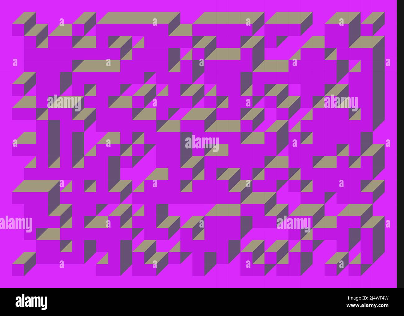 Implementation of Edward Zajec’s “Il Cubo” generative art background ...