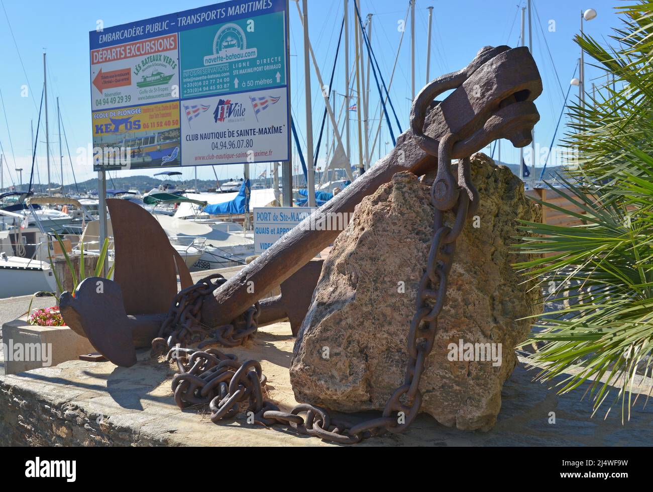 The port of Ste Maxime Stock Photo - Alamy