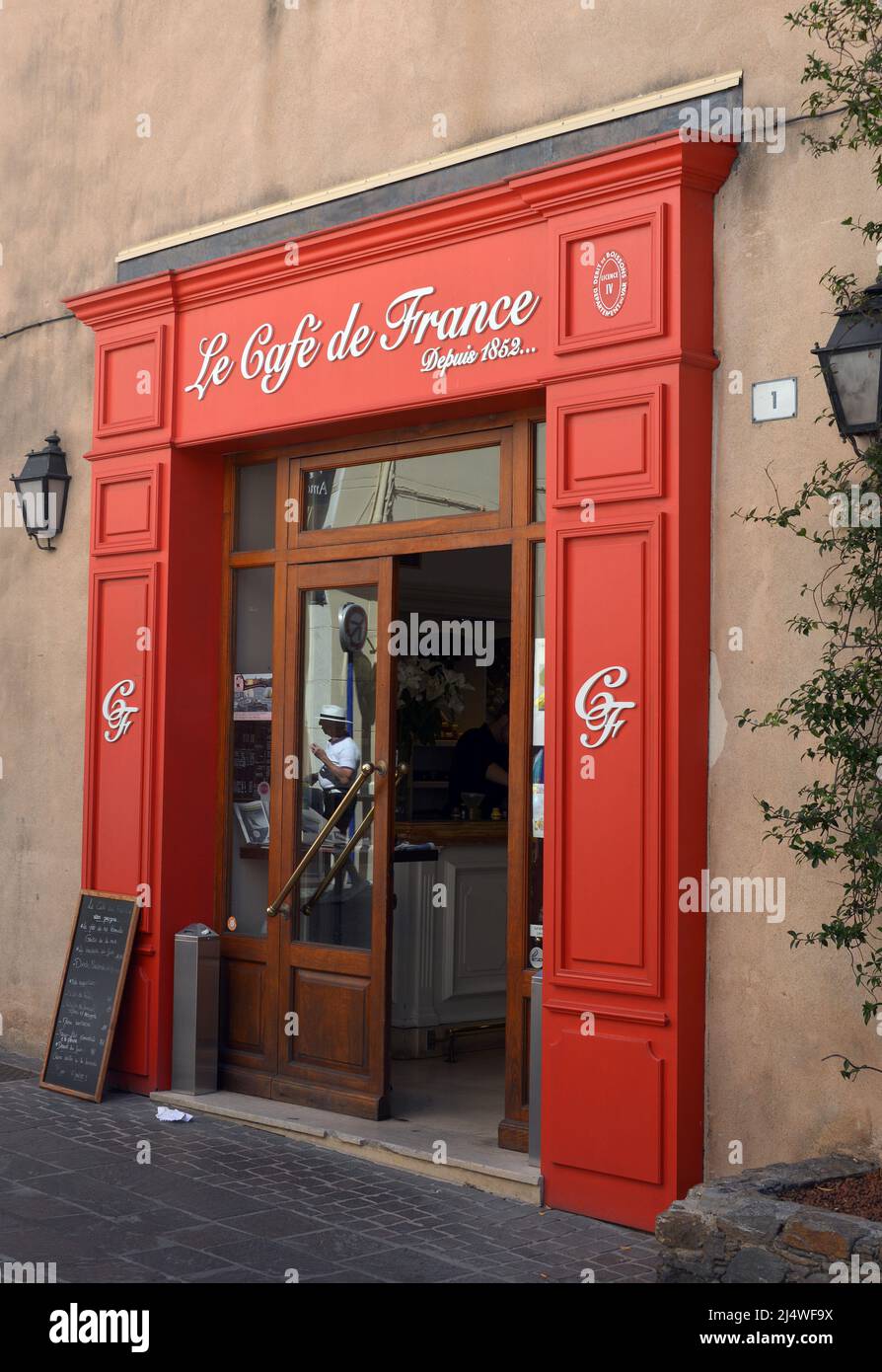 The red shop in Ste Maxime Stock Photo - Alamy