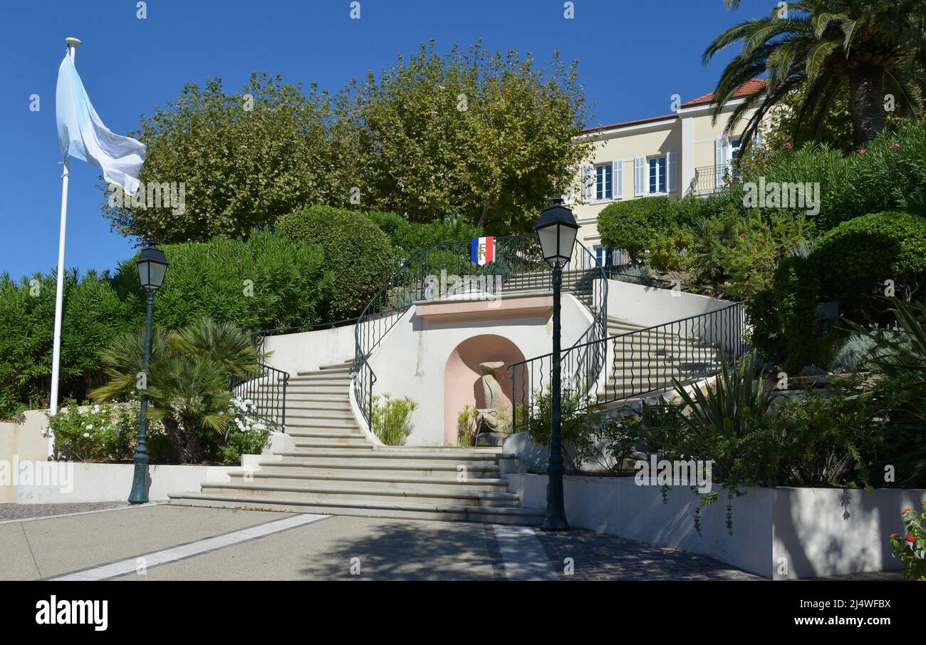 Town hall of Sainte Maxime Stock Photo - Alamy