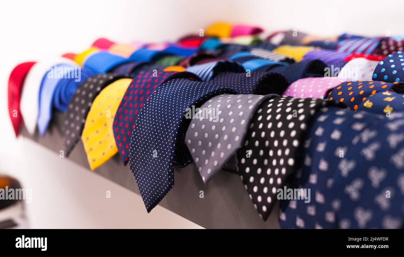 Neckties on display hi-res stock photography and images - Alamy