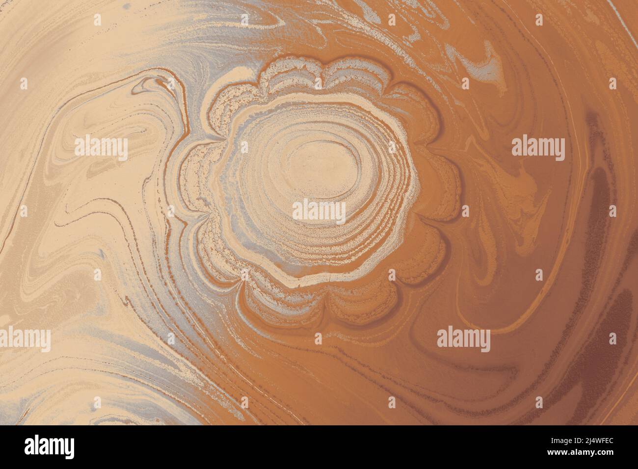 Abstract ebru cover art. Floral Ebru marbling texture background design ...