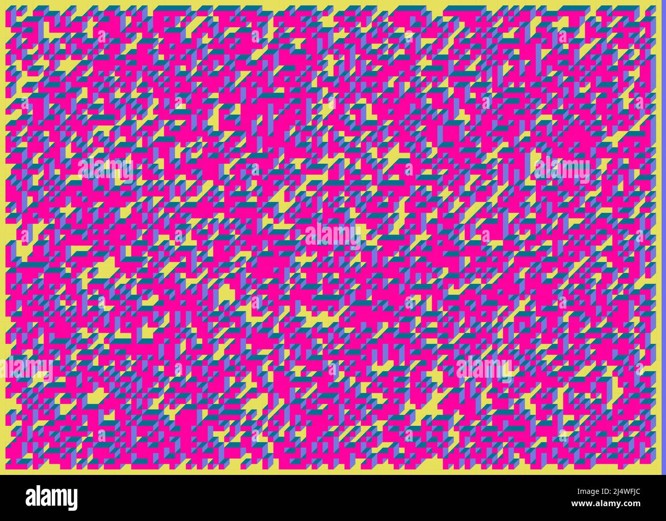 Implementation of Edward Zajec’s “Il Cubo” generative art background ...