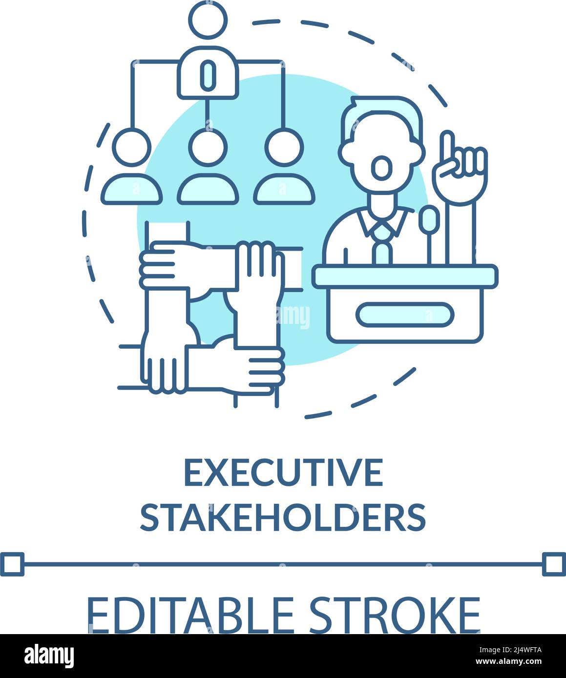 Executive stakeholders turquoise concept icon Stock Vector Image & Art ... Executive stakeholders turquoise concept icon Stock Vector Image & Art ...