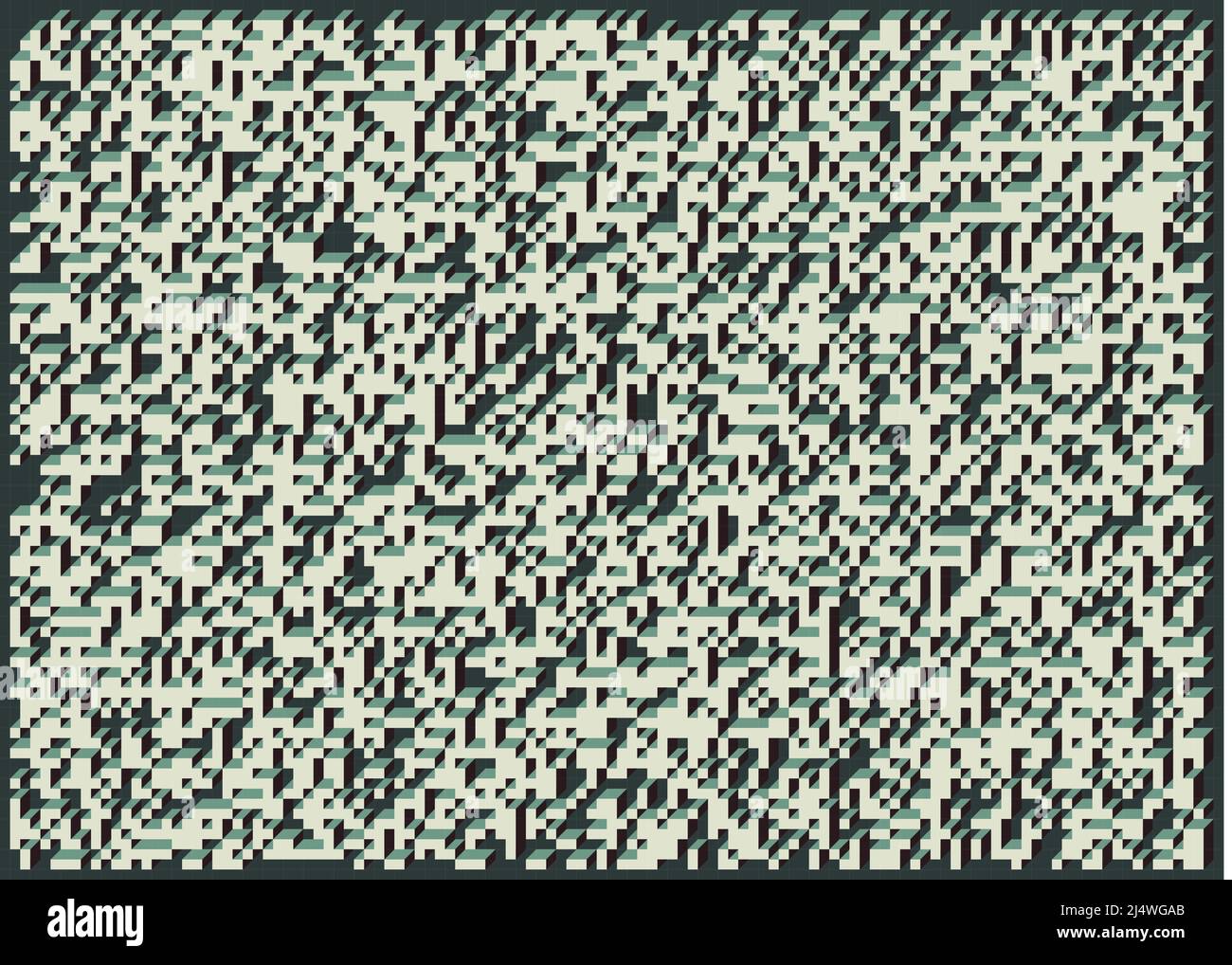 Implementation of Edward Zajec’s “Il Cubo” generative art background ...