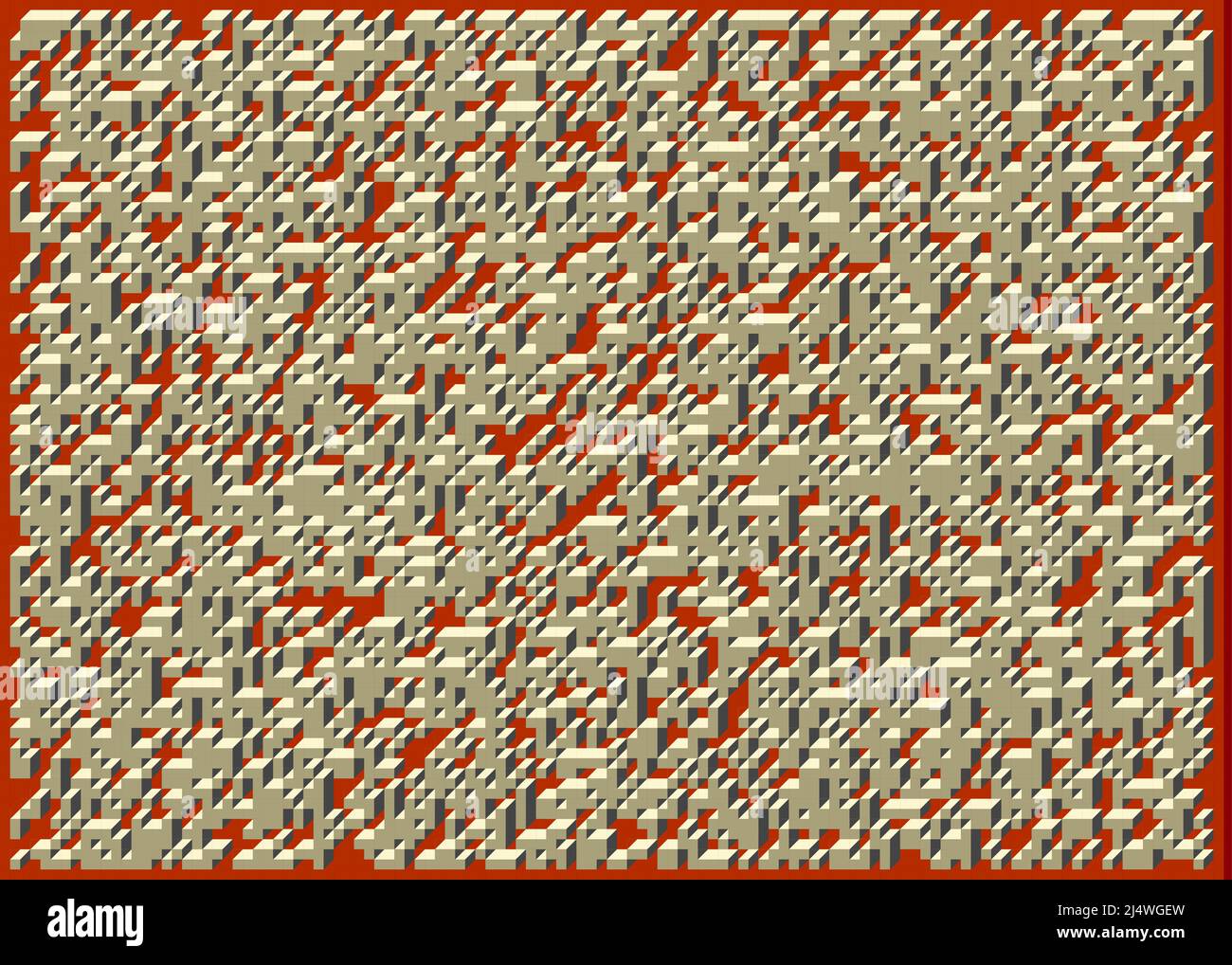 Implementation of Edward Zajec’s “Il Cubo” generative art background ...