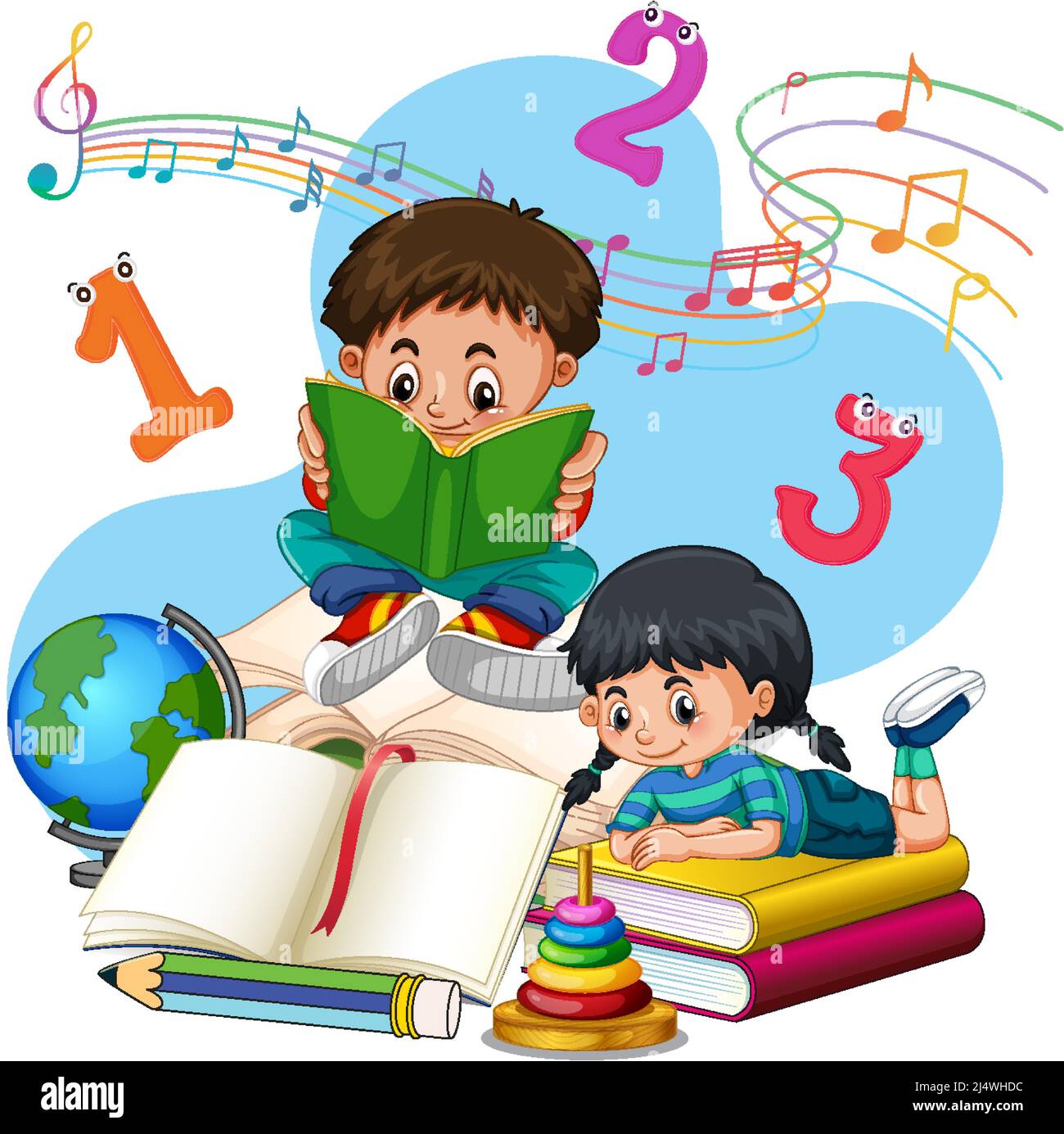 Stack Of Childrens Books Clip Art