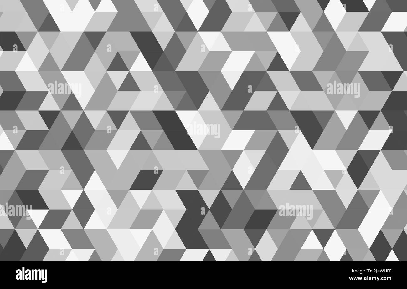 abstract black and white triangle, geometric pattern texture background ...