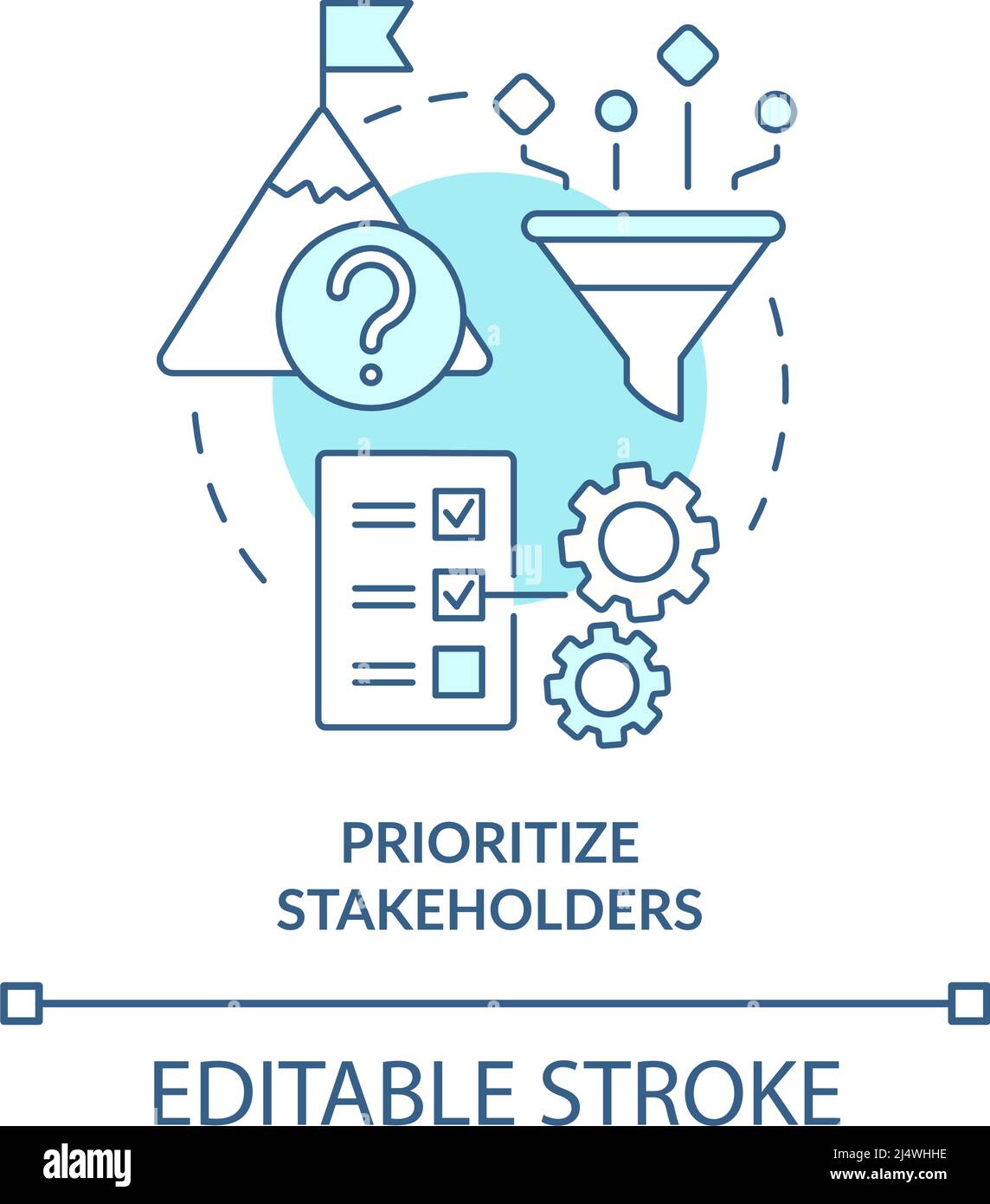 Stakeholders infographic Stock Vector Images - Alamy