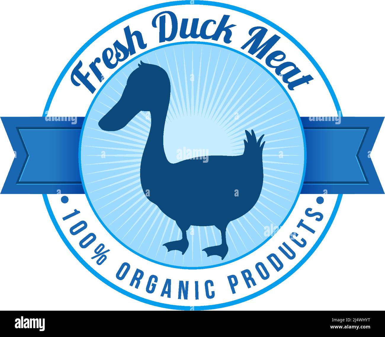 Logo design with fresh duck meat illustration Stock Vector Image & Art ...