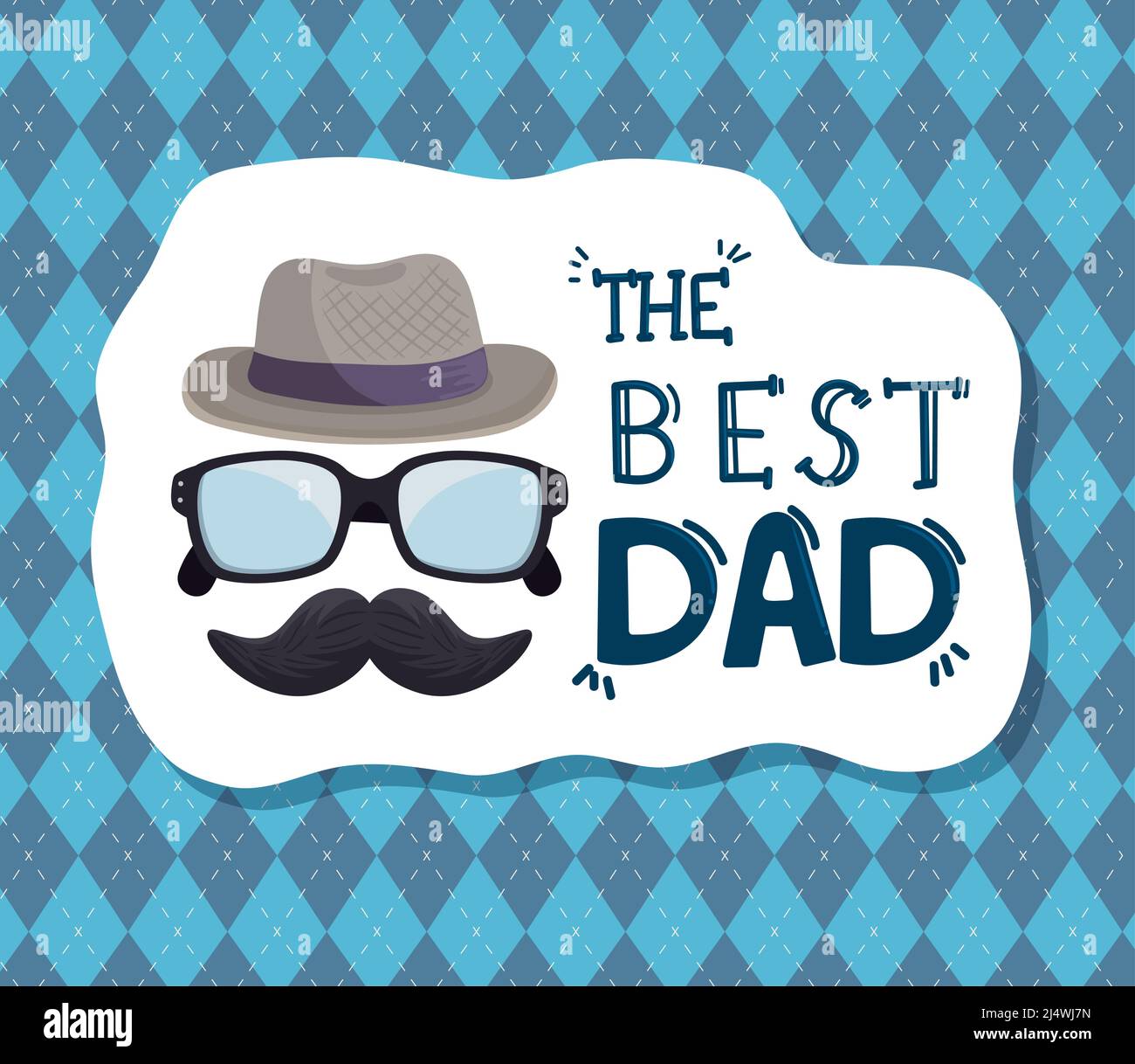 the best dad lettering card Stock Vector Image & Art - Alamy