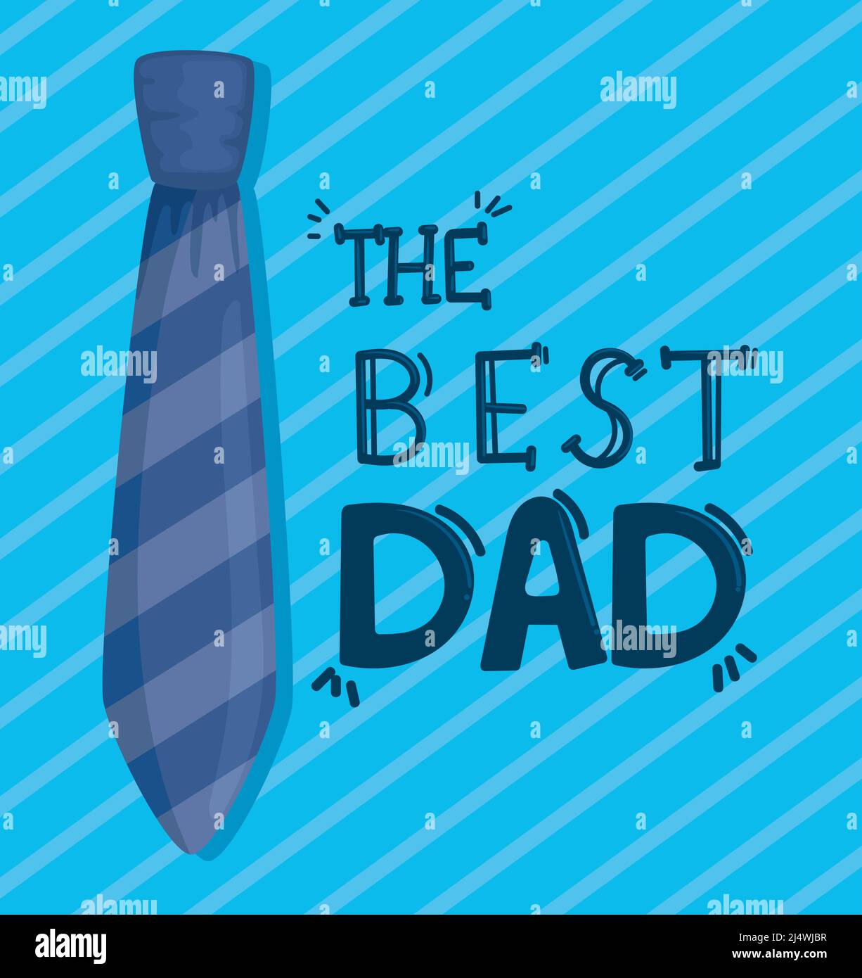 best dad lettering card Stock Vector Image & Art - Alamy