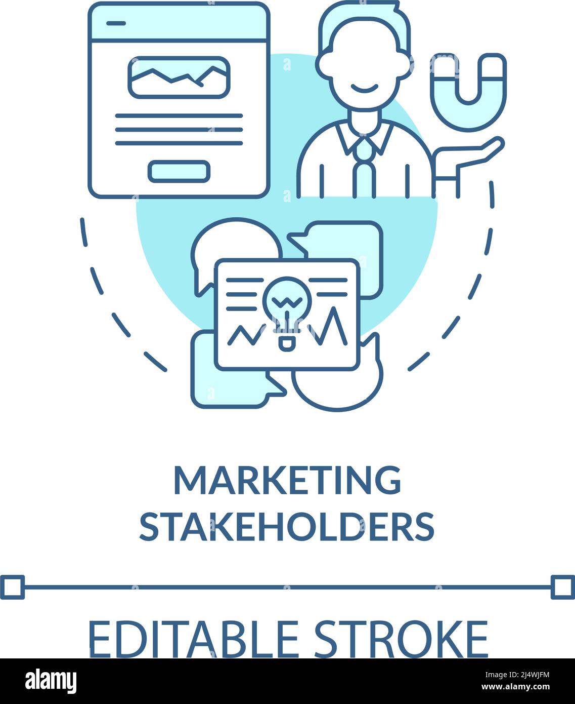 Stakeholders infographic hi-res stock photography and images - Alamy
