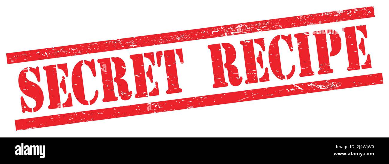 Secret recipe seal hi-res stock photography and images - Alamy