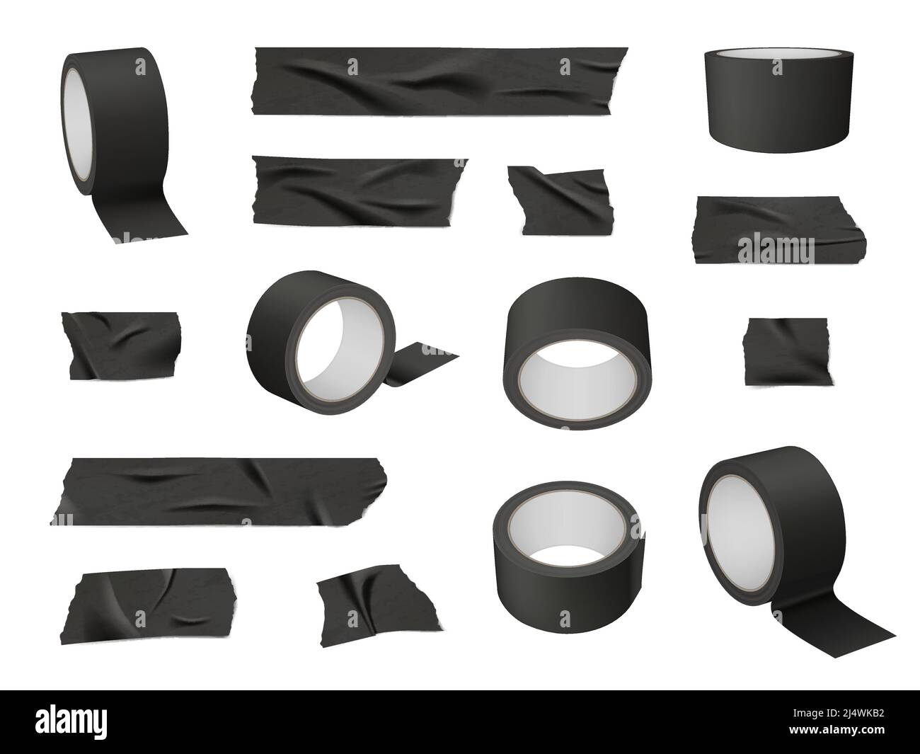 Roll of sticky tape Stock Vector Images - Alamy