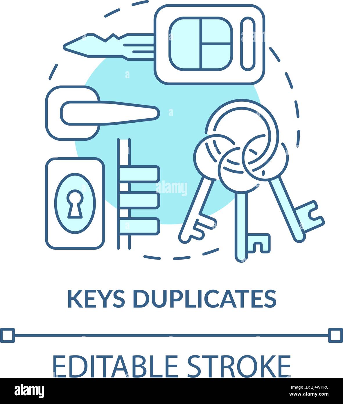Duplicate key Stock Vector Images - Alamy
