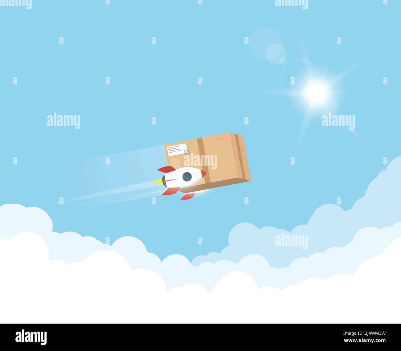 Space express rocket hi-res stock photography and images - Alamy