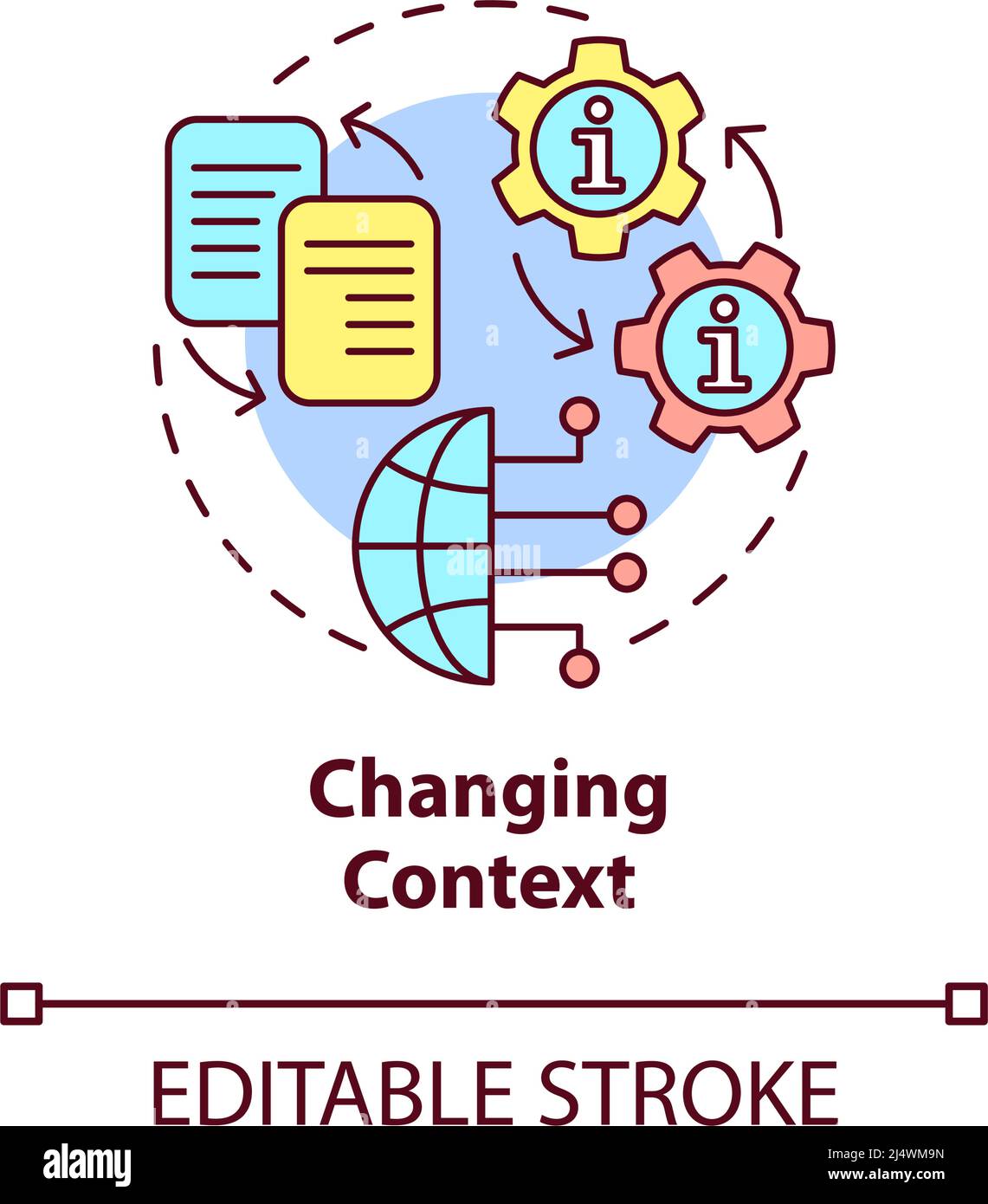 Changing context concept icon Stock Vector Image & Art - Alamy Changing context concept icon Stock Vector Image & Art - Alamy